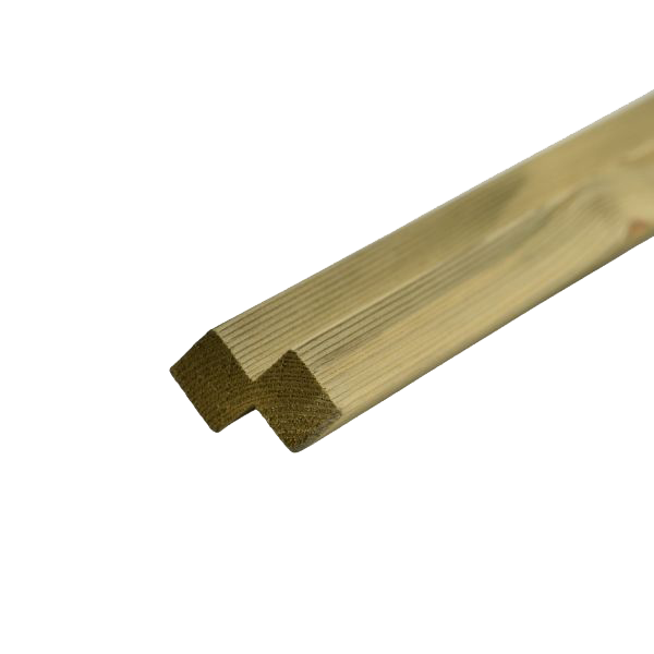 Whitewood 42mm x 42mm Double Square Cladding | Building Supplies ...