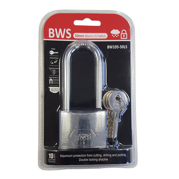 BWH Marine Long Shackle Padlock | Building Supplies | Republic of ...